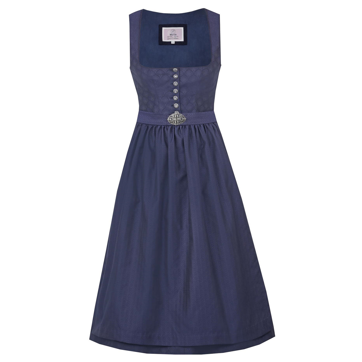 MarJo Dirndl Otterfing Blau - Eleganz in 75cm